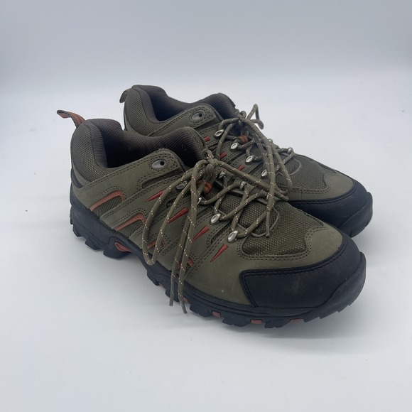 Everest | Shoes | Everest Mens Hiking Shoes Olive Green Black Trail ...